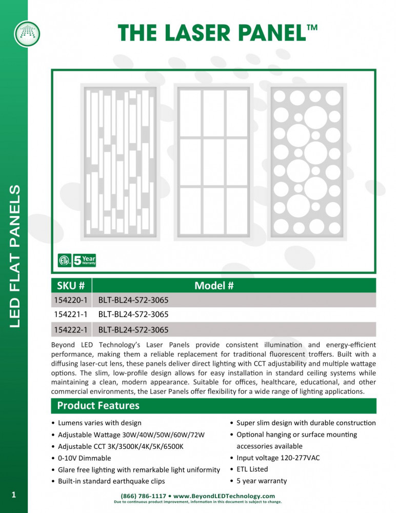 Product document page 1