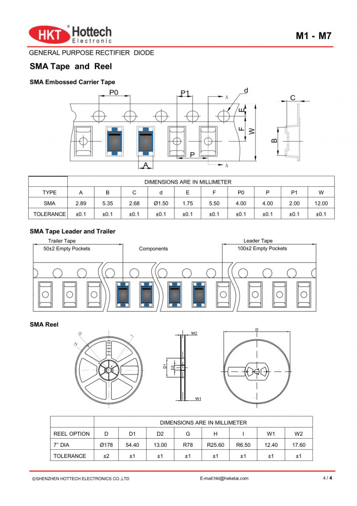 M7 datasheet page 4