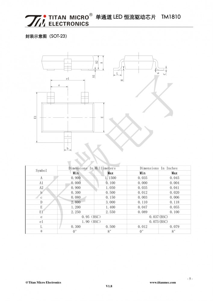 TM1810-2 datasheet page 5