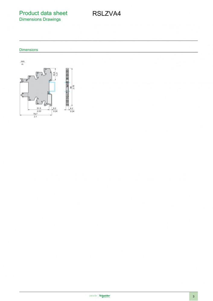 RSLZVA4 technical documentation page 3