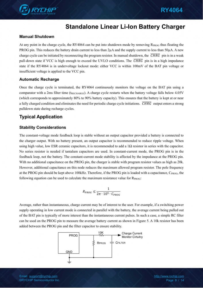 RY4064AT5 datasheet page 9