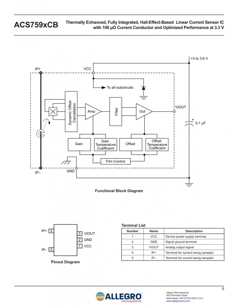 ALLEGRO ACS759 datasheet page 5