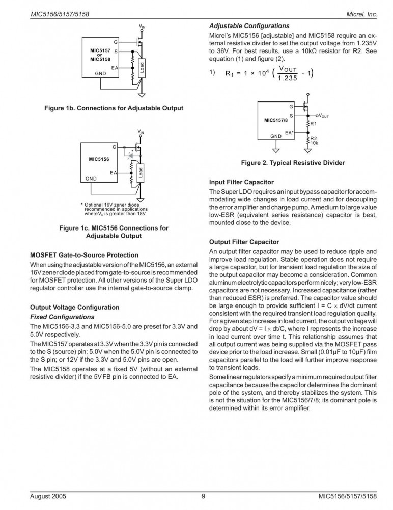 MIC5158YM technical document page 9