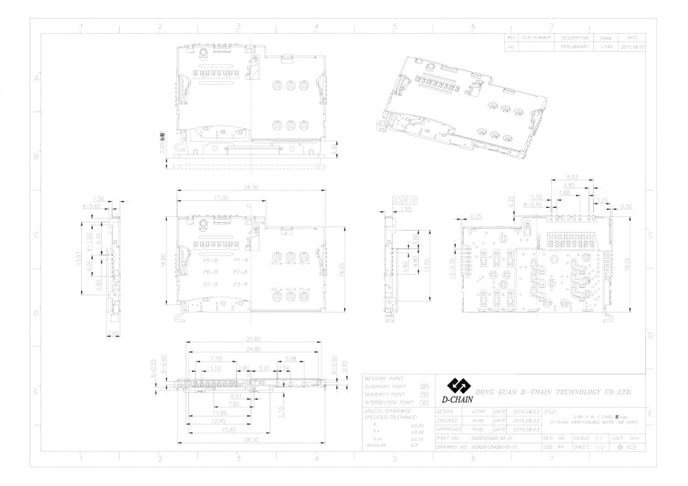 SA2001254260-83-01 technical drawing page 1