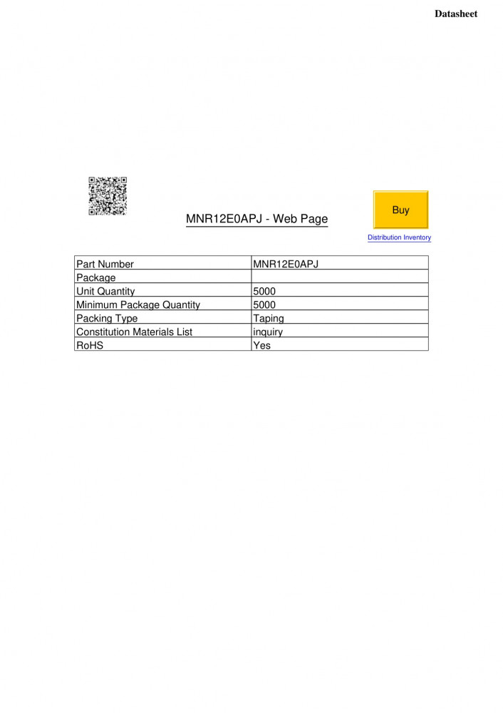 ROHM MNR12E0APJ101 technical document page 10