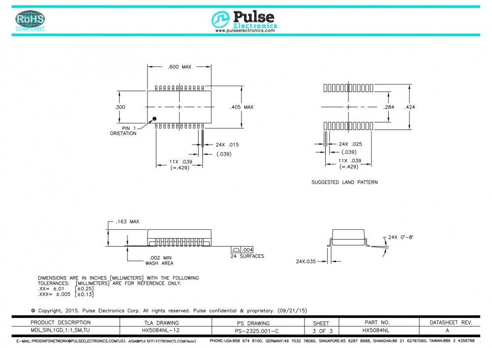 HX5084NLT datasheet page 3