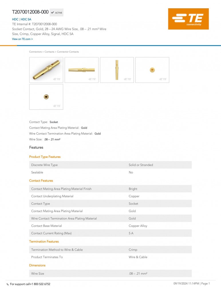 T2070012008-000 technical document page 1