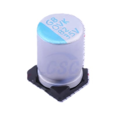 Lelon OVZ820M1VTR-0812 Aluminum-Polymer Capacitor