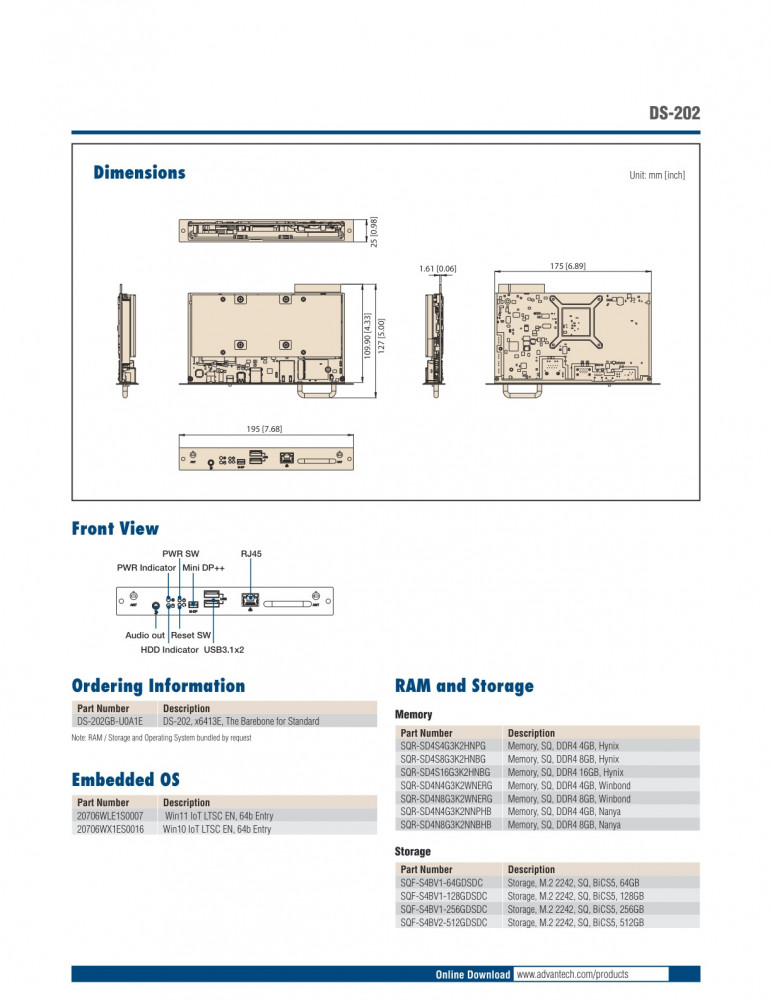 DS-202 technical document page 2