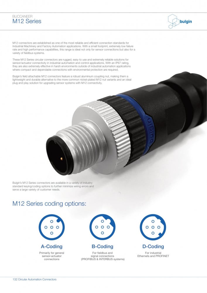 Bulgin M12 documentation page 2