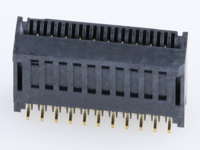 Easy-On FFC/FPC Connector, 0.50mm Pitch, Surface Mount, Vertical, Non-ZIF, Standard Footprint, Gold Plating, Black, 13 Circuits