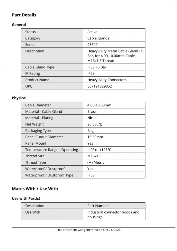 936000063 product document, page 2