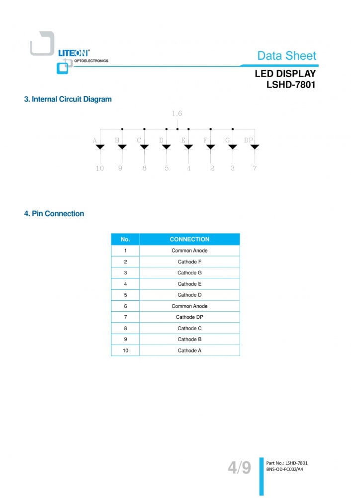LSHD-7801 datasheet page 5