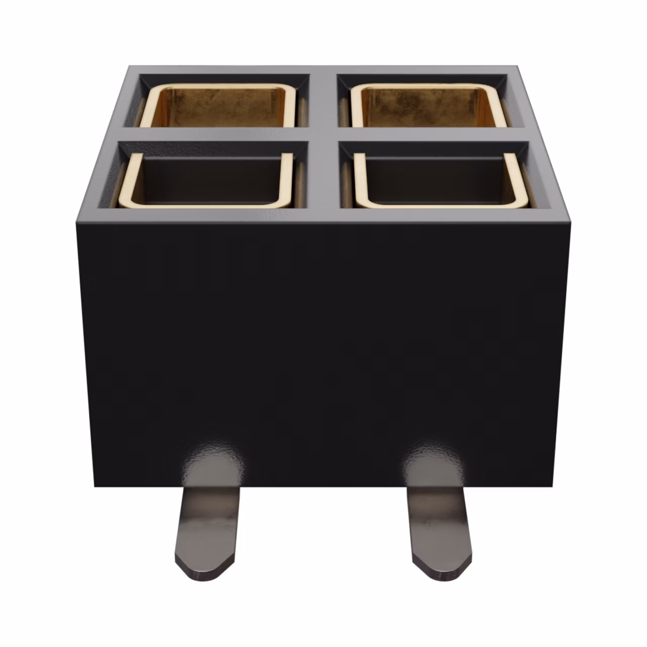 2.00mm Pitch Milli-Grid Receptacle, Surface Mount, Bottom Entry, 0.38µm Gold (Au) Plating, 4 Circuits, Tube, Lead-Free for sale
