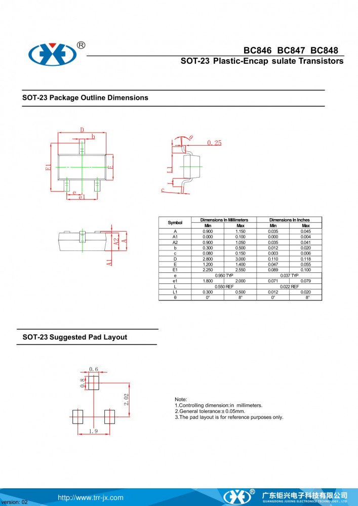 JUXING BC847C datasheet page 4