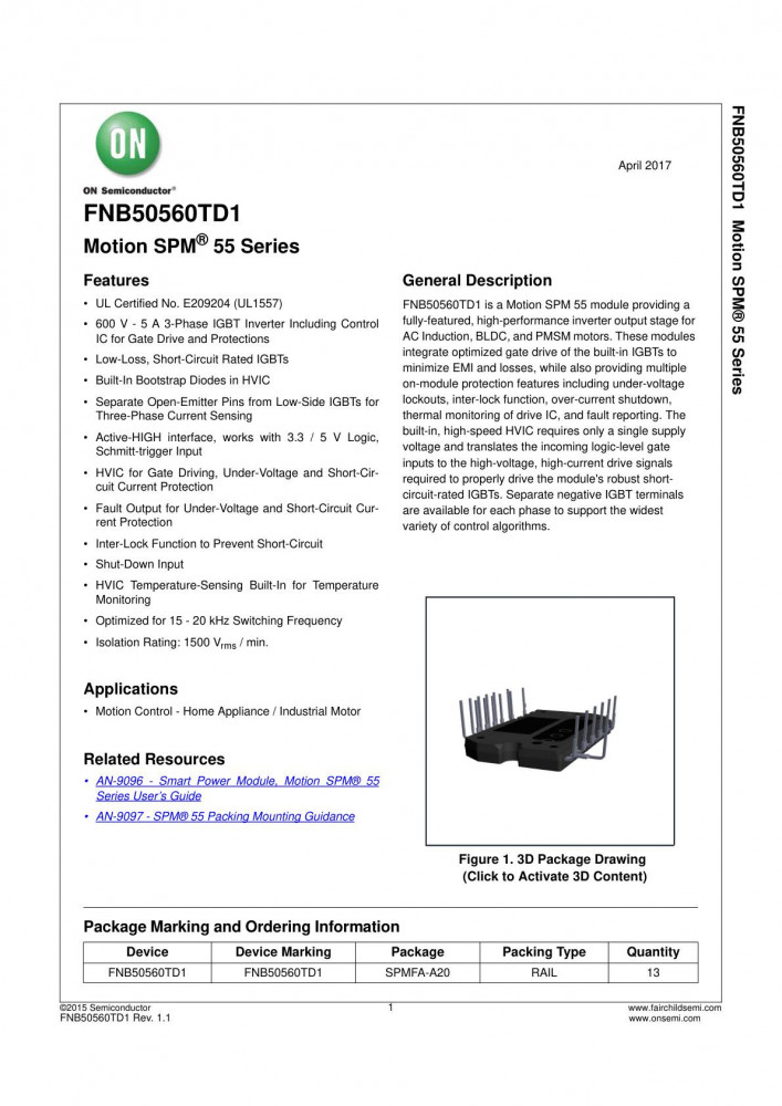 FNB50560TD1 datasheet page 2