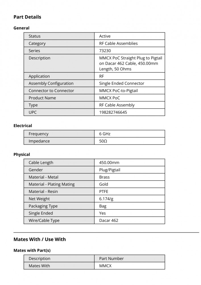 Product document image, page 2