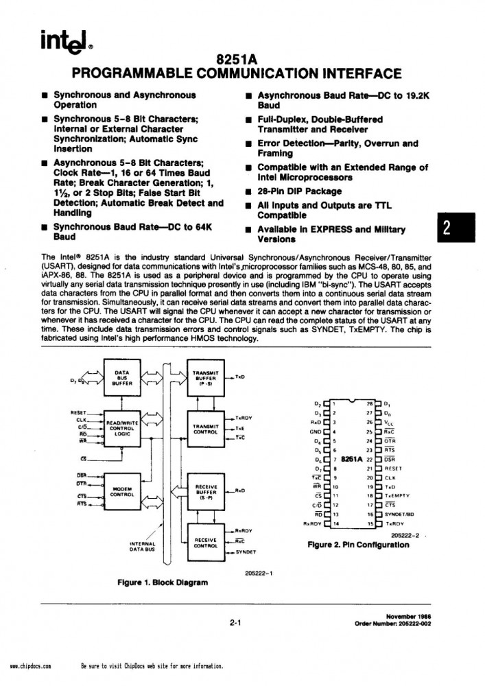 MD8251A datasheet page 2