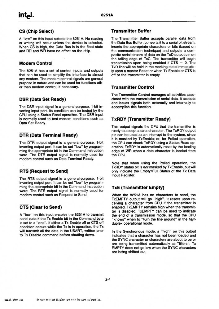 MD8251A datasheet page 5