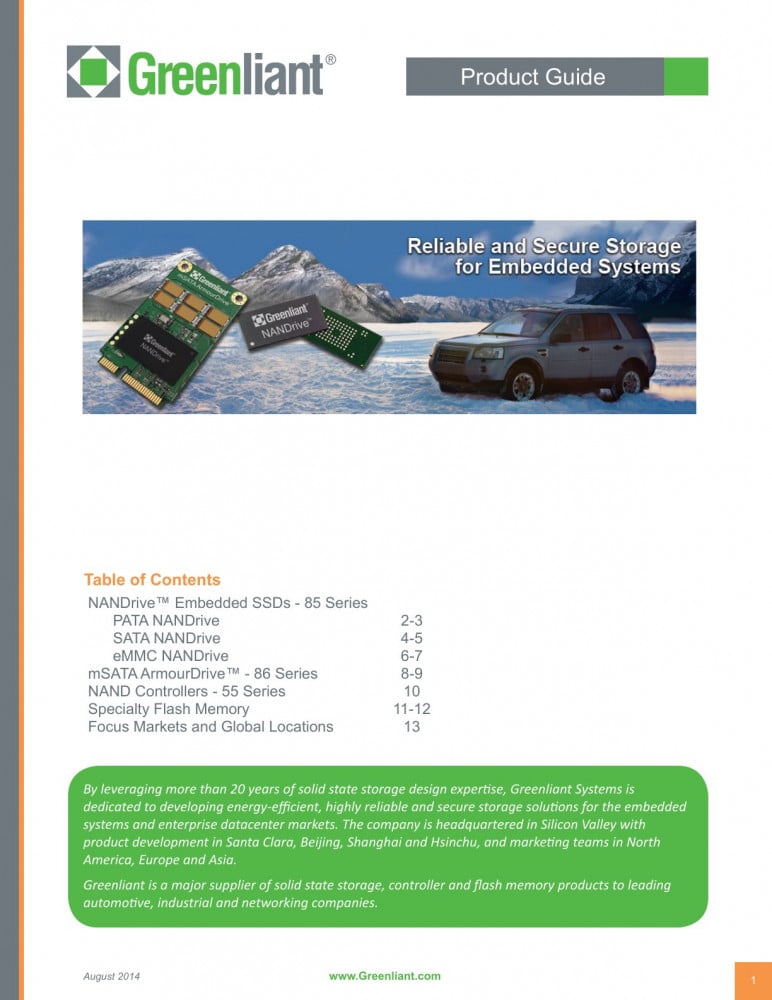 Greenliant document page 1