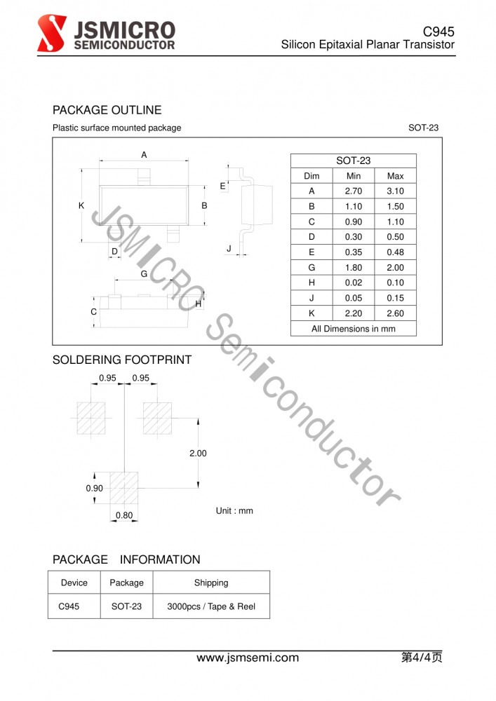 C945 datasheet page 4