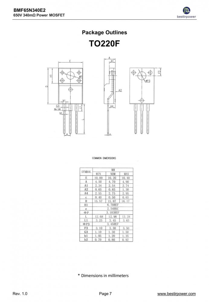 BMF65N340E2 datasheet page 7