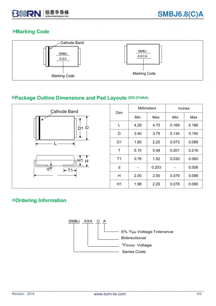 SMBJ6.8CA datasheet page 4