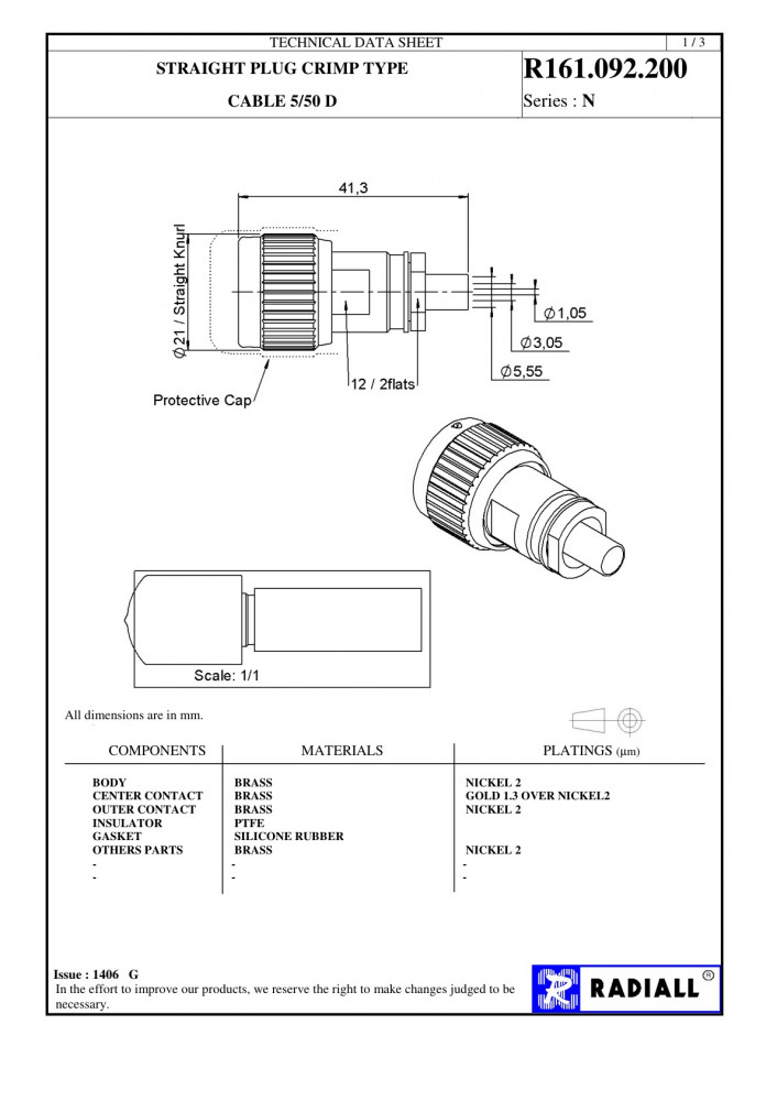 R161092200 technical document page 1