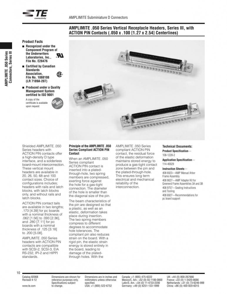 TE AMPLIMITE .050 Series document page 5