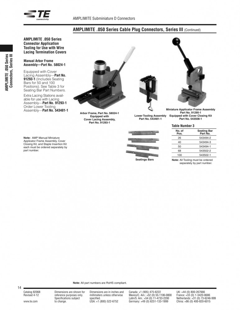 TE AMPLIMITE .050 Series document page 9