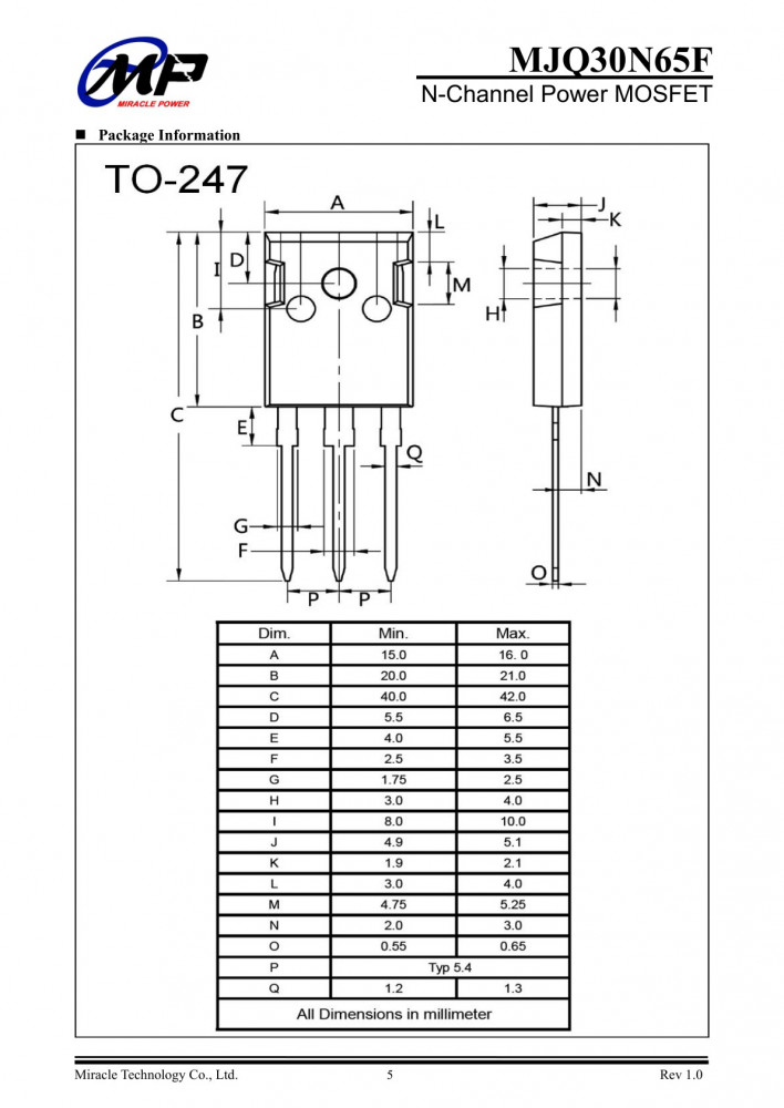 MJQ30N65F datasheet page 5