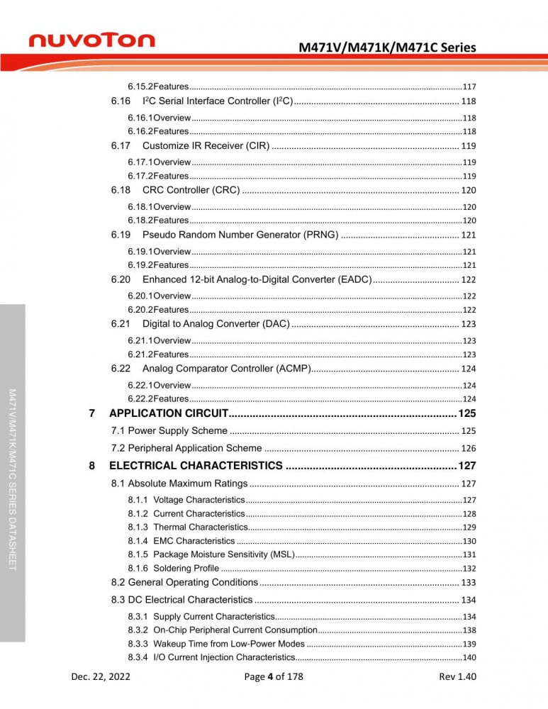 M471 datasheet preview page 4