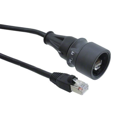 Bulgin PX0897/3M00 Modular Ethernet Cable RJ45 RJ11 Network Patch Cord