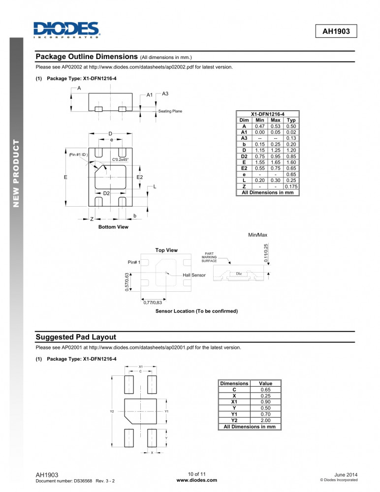 AH1903 datasheet page 10