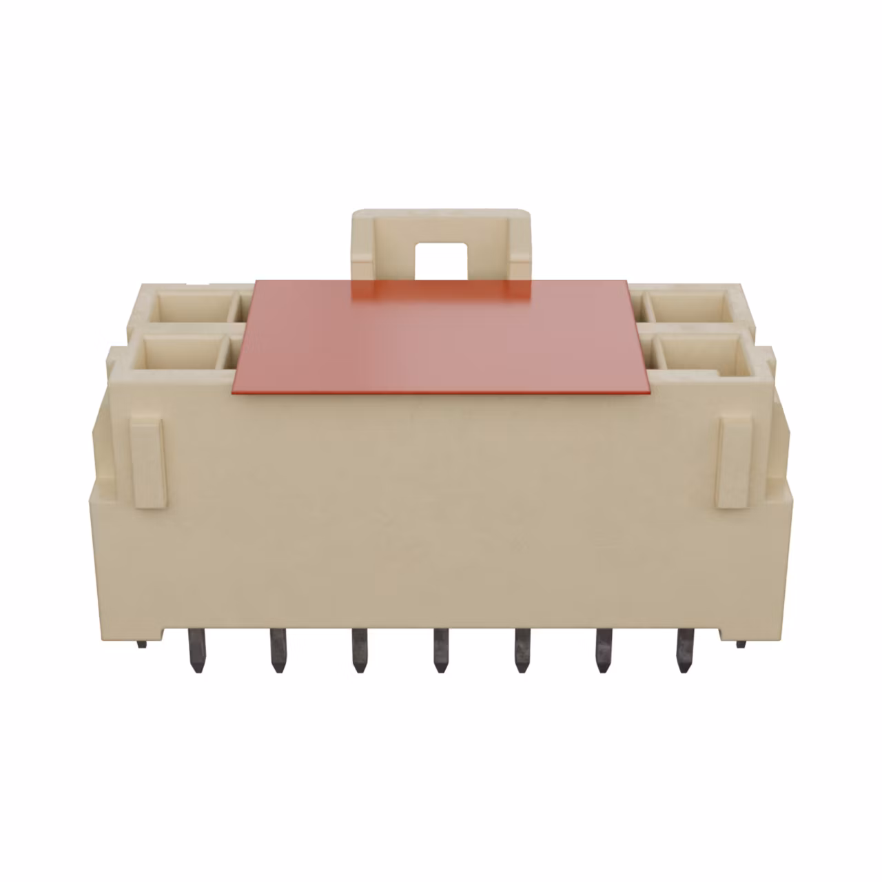 Ultra-Fit Vertical Header, 3.50mm Pitch, Dual Row, 14 Circuits, with Solder Clips, Tin (Sn) Plating, Natural, Glow-Wire Capable, Embossed Tape on Reel, with Pick-and-Place Tape for sale