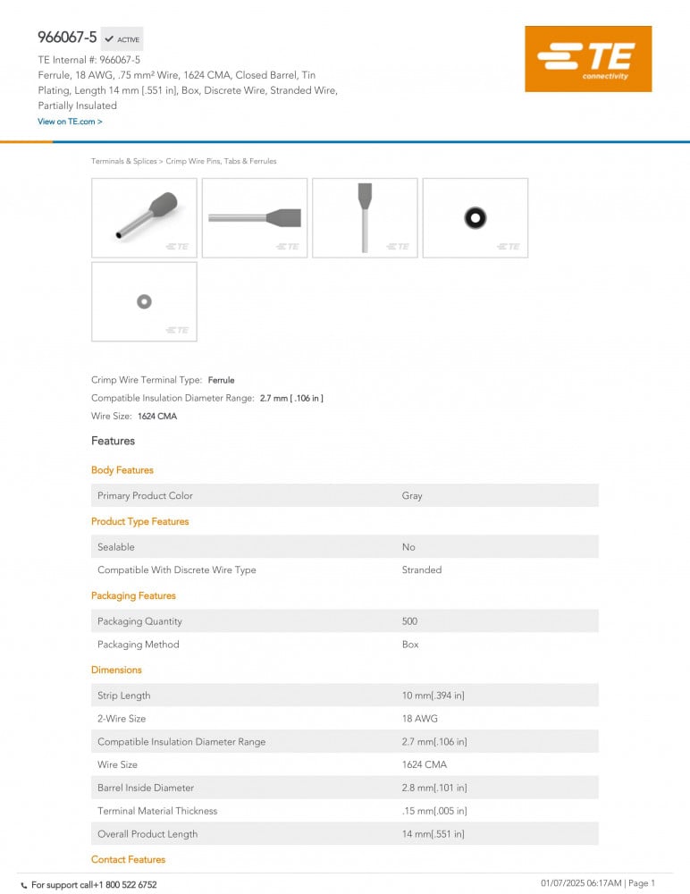 966067-5 technical document page 1