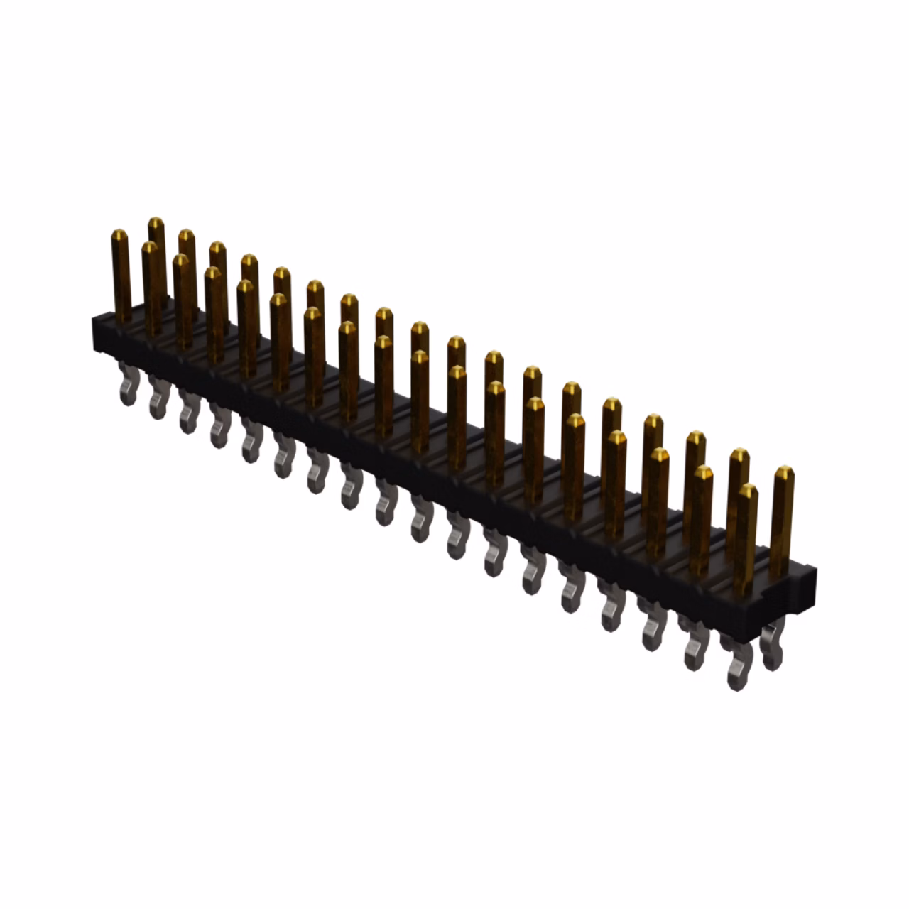 2.00mm Pitch Milli-Grid Straddle Mount Header, 36 Circuits, 0.38µm Gold (Au) Selective Plating, Lead-Free for sale