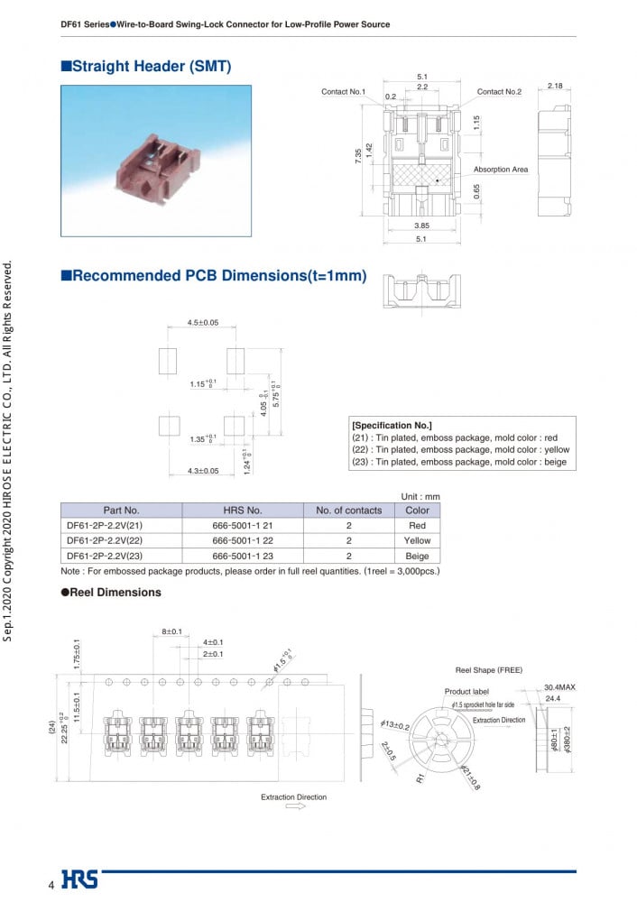 HRS DF61 documentation page 4