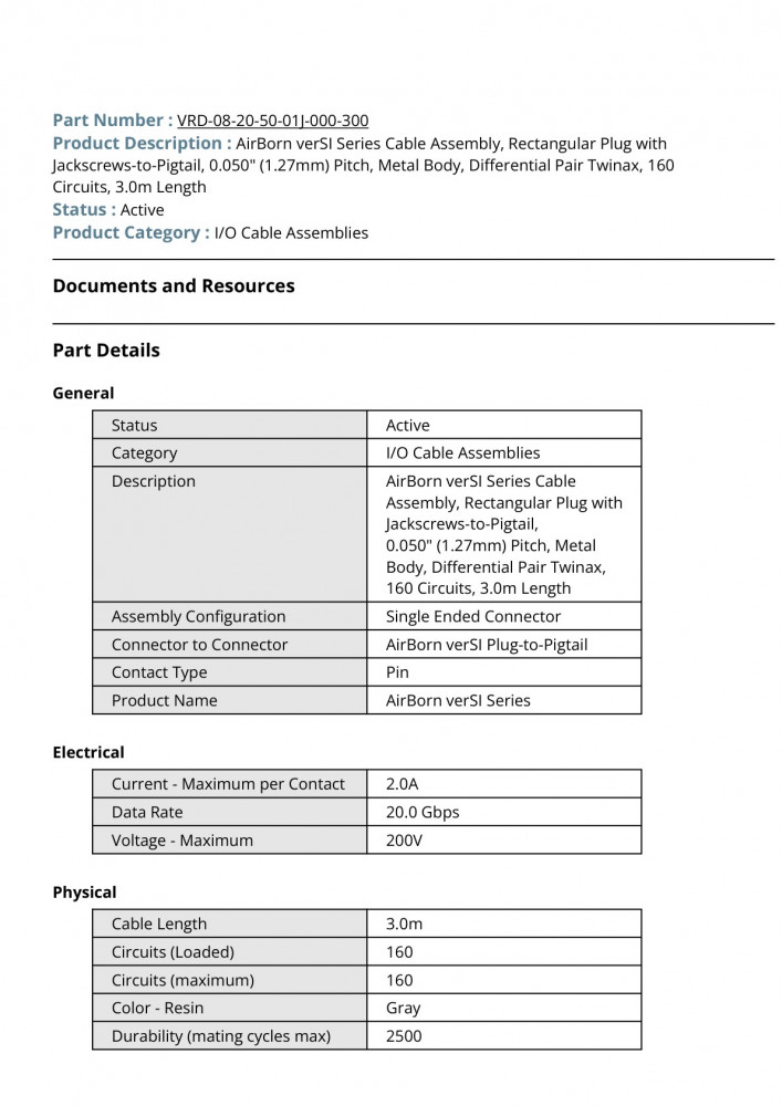 Technical document image 1 for VRD-08-20-50-01J-000-300