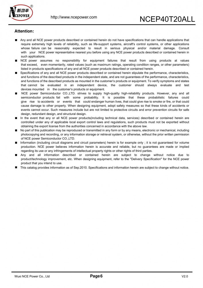 NCEP40T20ALL datasheet page 6