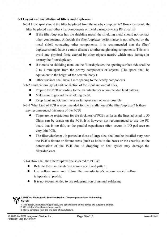 CDR2011 technical document page 10