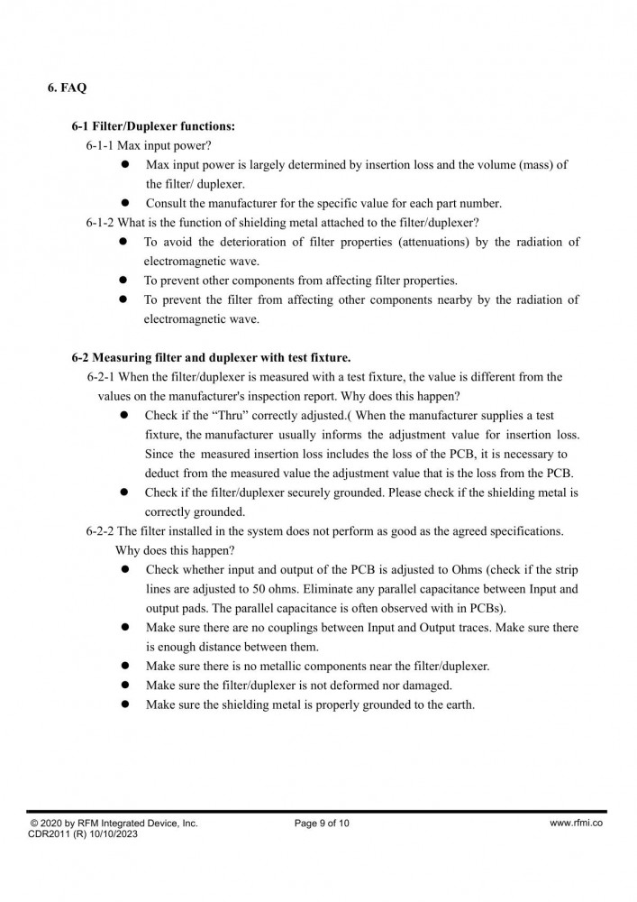 CDR2011 technical document page 9