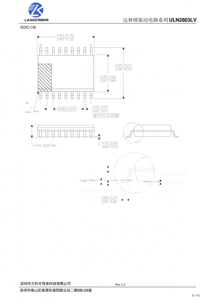 ULN2803LV datasheet page 9