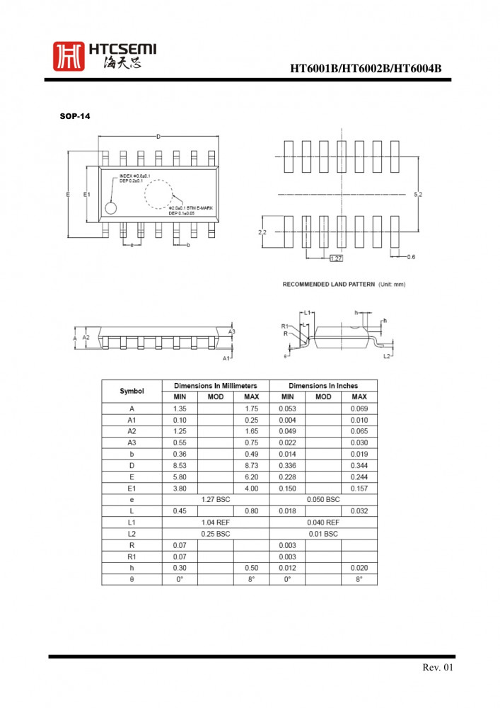 HT6002BRZ datasheet page 7