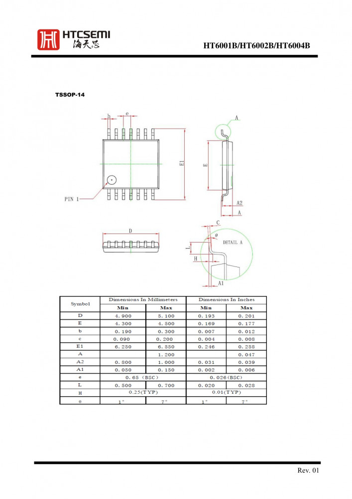 HT6002BRZ datasheet page 8