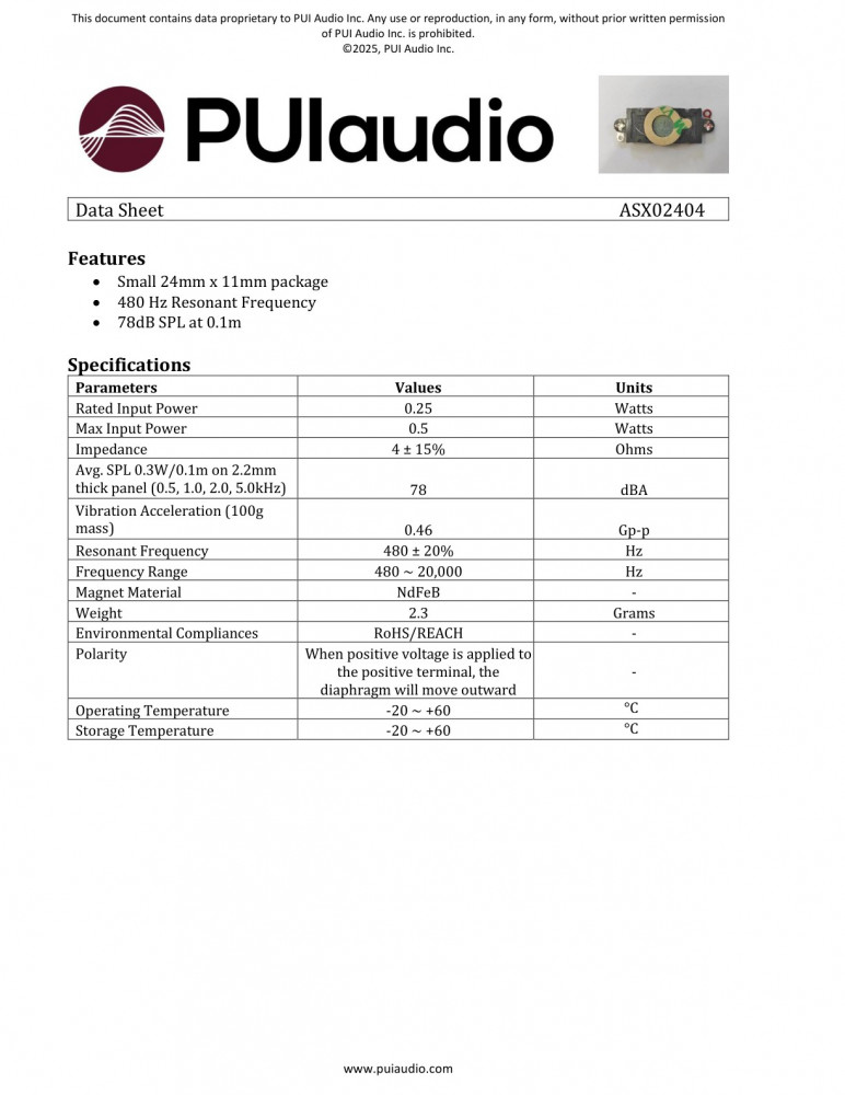 ASX02404 datasheet page 1