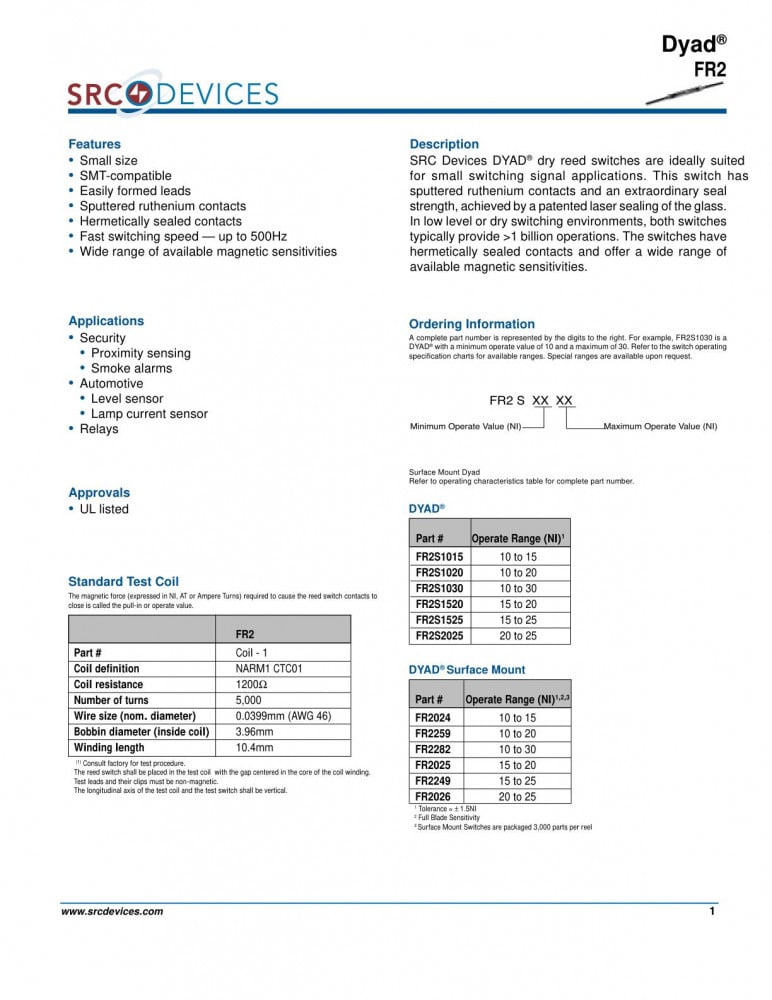 FR2282 technical document page 1