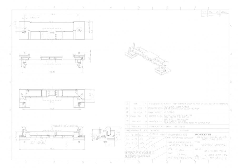 FOXCONN AS0B221-S56Q-7H drawing page 2