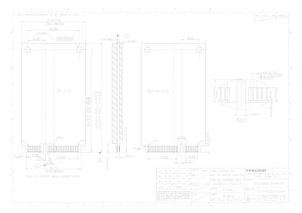 FOXCONN AS0B221-S56Q-7H drawing page 4