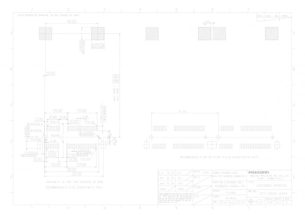 FOXCONN AS0B221-S56Q-7H drawing page 6